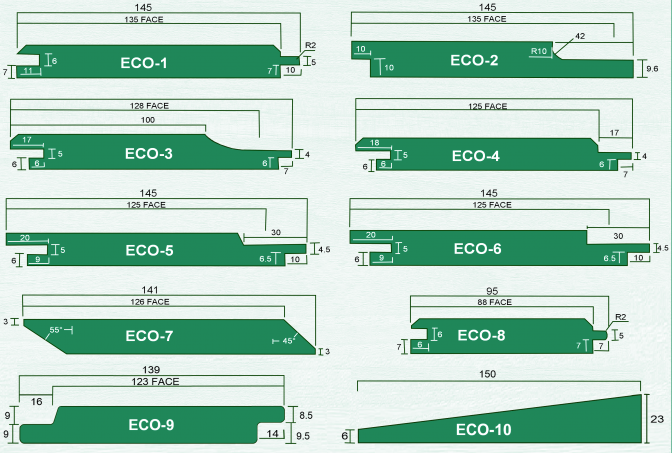 Timber Cladding Profile Styles | Ecochoice